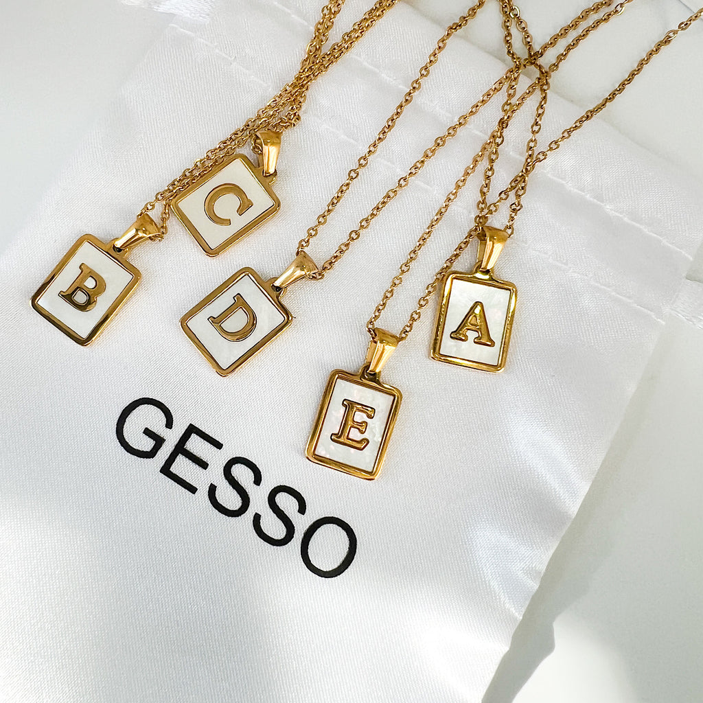 INTIAL NAME NECKLACE | GESSO