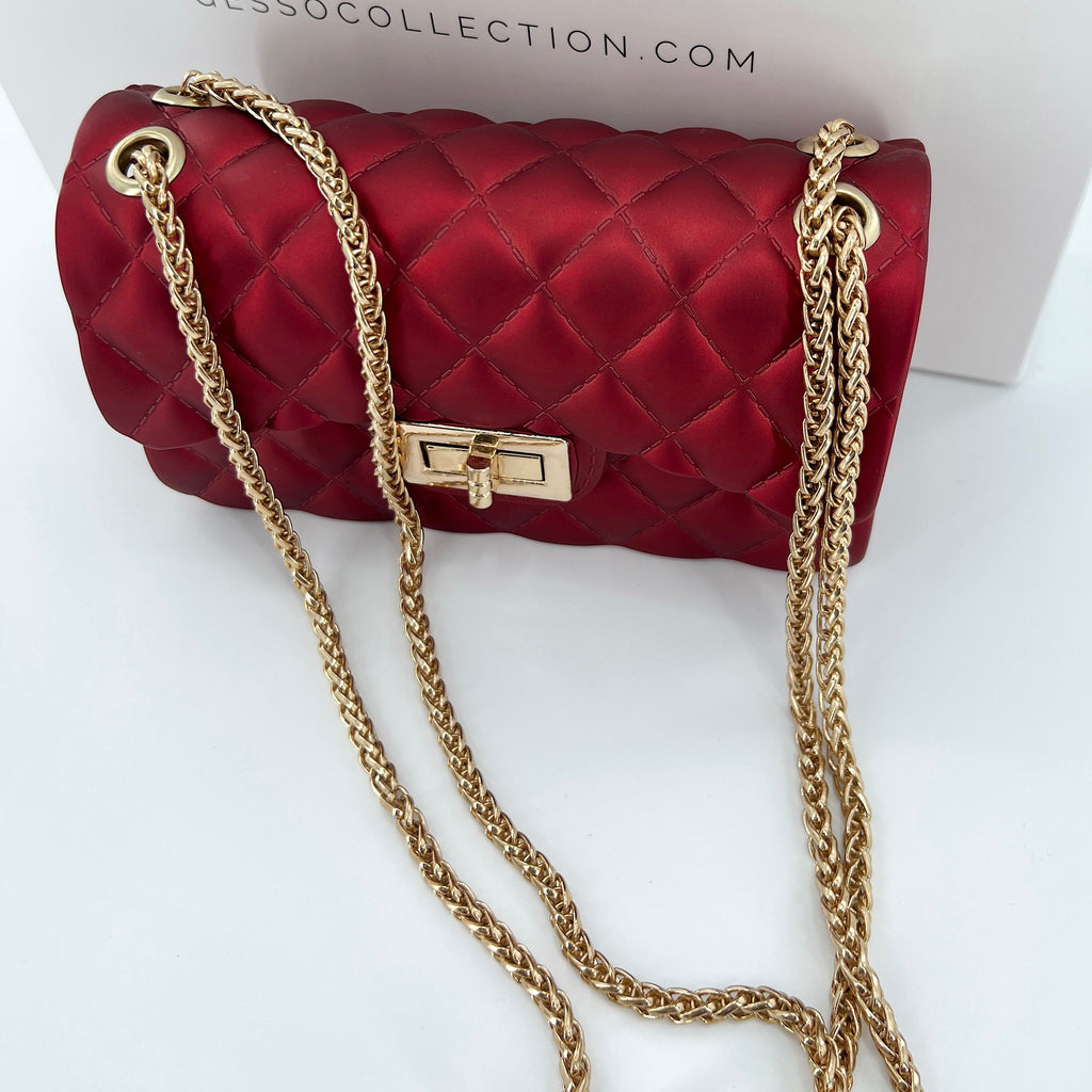 NAILA mini bag maroon | GESSO