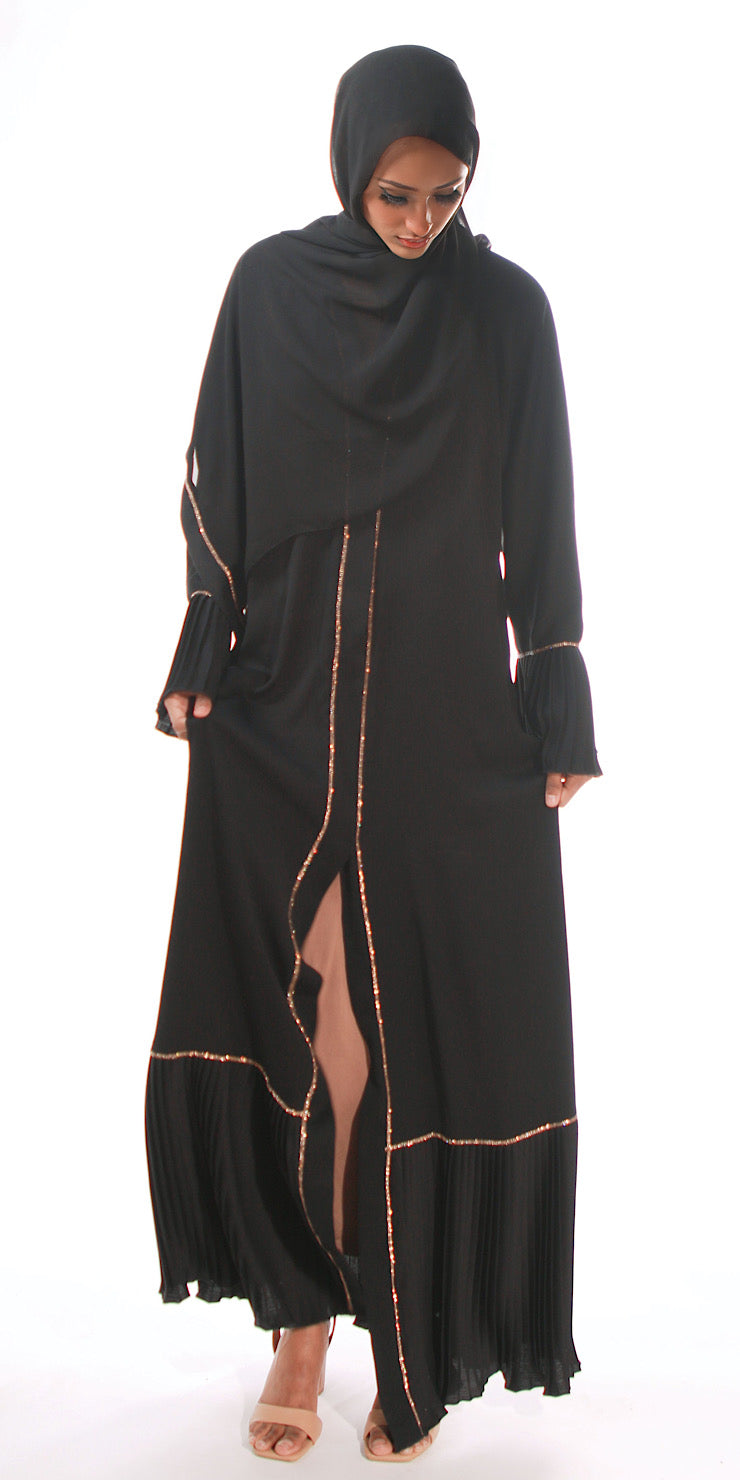 RAWAYDA ABAYA BLACK | GESSO